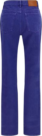 Chlo&eacute; Straight-leg Cotton Denim Jeans - Blue