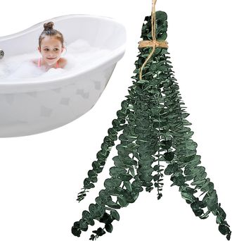 Generic Eucalyptus Preservado Para El Baño, Centro De Mesa De Decoración De Flores De Eucalipto Seco Natural Para Decoración Del Hogar - Suministros De Ducha 