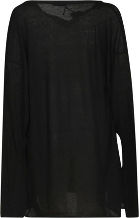 Ann Demeulemeester Femme, Tops, Noir, Taille: 40 FR Ann Demeulemeester Sweaters Noir