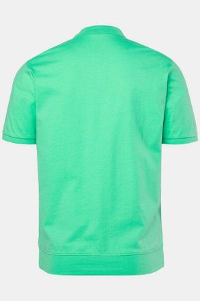 Men Plus Poloshirt Poloshirt Bauchfit Halbarm