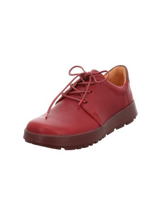 Think Think COMODA Damen chromfrei gegerbte nachhaltige Halbschuhe, Rosso/Kombi 5040, 40.5 EU