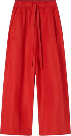 Lee Mathews pantalon Carmen à ornements - Rouge