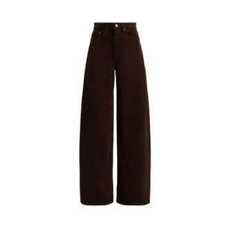 Ralph Lauren Gewebte Hose mit weitem Bein - - Trousers - Damen - Braun - W27