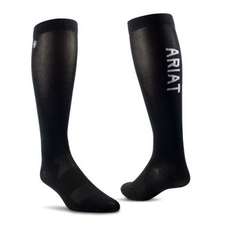 Ariat TEK Essential Performance Socks in Black, Size OS