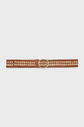 Gerard Darel Ceinture en raphia - PALOMA - Cognac