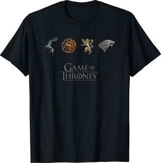 Game of Thrones Games of thrones 4 Houses T-Shirt
