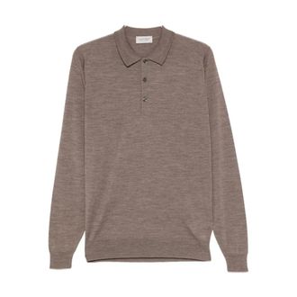 John Smedley Belper Polo Shirt - - Knitwear - Herren - Braun - XL