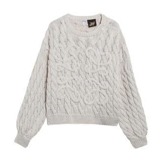Loewe Femme, Pulls, Beige, Taille: 38 FR Pull Anagram