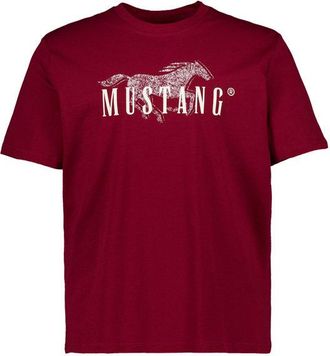 Mustang Jeans Herren T-Shirt rot