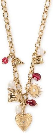 Au Printemps Paris Collier charms caurs