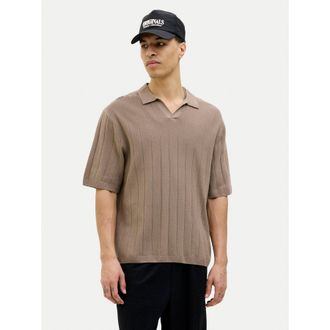 Jack & Jones Jack & Jones Poloshirt Varenna 12272578 Beige Relaxed Fit