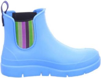 Fischer Damen Regenstiefel in Unifarben - - Shoes - Damen - Blau - 38 EU