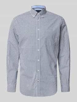 Christian Berg Regular Fit Freizeithemd mit Button-Down-Kragen