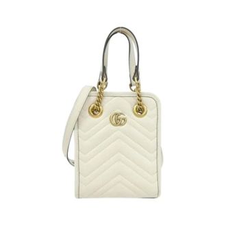 Gucci Sac &agrave; main mini vintage Pre-owned - Femme - Pre-owned - Blanc - Taille: ONE Size