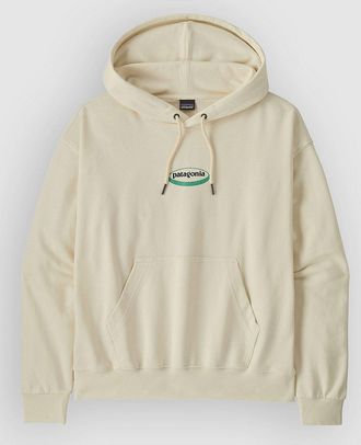 Patagonia 95 Oval Logo Daily Hoodie wool white
