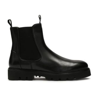Kazar Klassische schwarze Herren-Pantoffeln auf einer Kleeblattsohle - - Shoes - Herren - Schwarzk - 42 EU