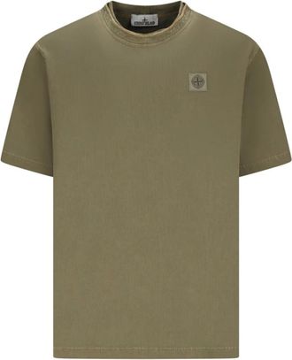 Stone Island Homme, Tops, Vert, Taille: M T-Shirt