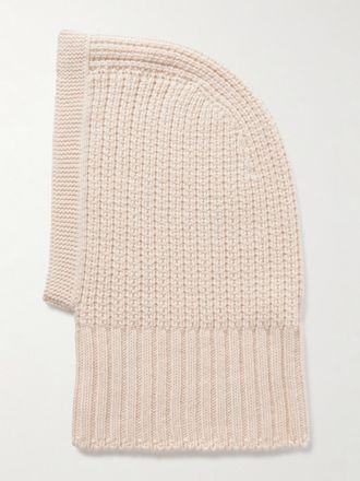 Johnstons of Elgin Cagoule En Cachemire &Agrave; Mailles Gaufr&eacute;es - Cr&egrave;me