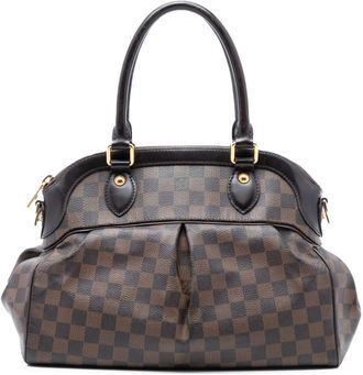 Louis Vuitton Hobo Bags - Damier Ebene Trevi PM - Gr. unisize - in Braun - f&uuml;r Damen