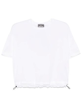 Herno t-shirt &agrave; lien de resserrage - Blanc