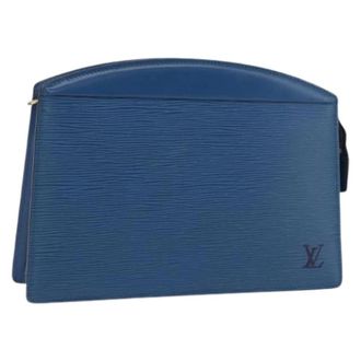 Louis Vuitton Pre-owned Epi Leather Pouch - - Pre-owned - Damen - Blau - ONE SIZE