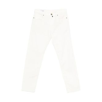 Incotex Homme, Jeans, Blanc, Taille: W33 Blue Division Denim Jeans