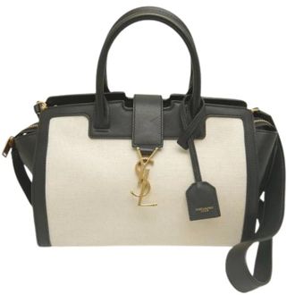 Saint Laurent Sac &agrave; main vintage doccasion - Femme - Pre-owned - Blanc - Taille: ONE Size