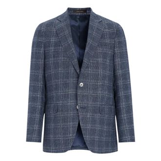 Oscar Jacobson Homme, Vestes, Bleu, Taille: L Blazer Fogerty Bleu Bluegrass Dresser