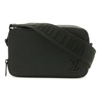 Louis Vuitton Pre-owned Aerogram Alpha Wearable Wallet Grained Calf Leather Shoulder Bag - - Pre-owned - Damen - Schwarzk - ONE SIZE