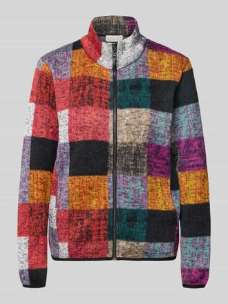 Apricot Jacke mit Stehkragen und Rei&szlig;verschluss
