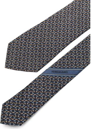 Ferragamo Marro Necktie - Navy