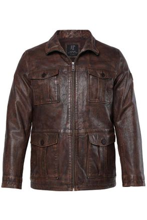JP1880 Lederjacke Lederjacke Leder echtes Lammnappa Vintage Look