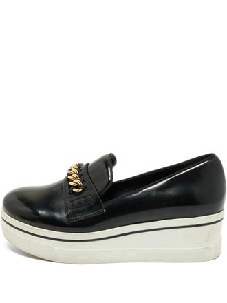 Stella McCartney Chain Plateau-Sneakers - Schwarz
