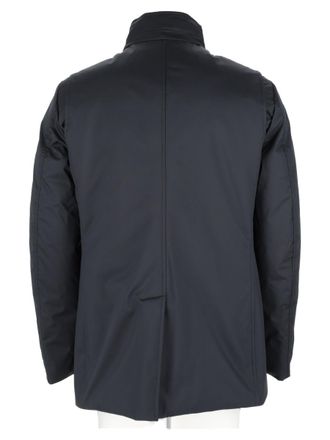 Moorer Reis Trench Coat - Blue