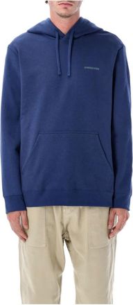 Patagonia Homme, Sweatshirts et sweats &agrave; capuche, Bleu, Taille: S Sweat &agrave; Capuche Logo Uprisal avec Poche Kangourou