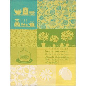 Tissage Moutet Moutet Torchon Küchenhandtuch Geschirrtuch Handtuch, hochwertige Baumwolle in Frankreich gewebt, limitiertes Motiv Citrons verts