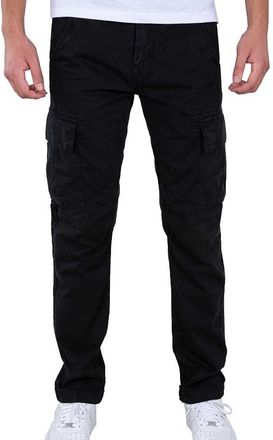 Alpha Industries Alpha Industries Herren Agent Pant Freizeithose F&uuml;r Hose, Schwarz, 33 EU