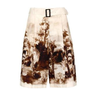 Erika Cavallini Semi Couture Long Shorts - - Shorts - Damen - Beige - L