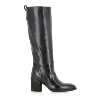 Officine Creative Femme, Chaussures, Noir, Taille: 37 1/2 EU Bottine en cuir souple