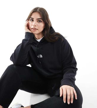 The North Face Essential - Sweat &agrave; capuche grande taille d&eacute;contract&eacute; - Noir tnf