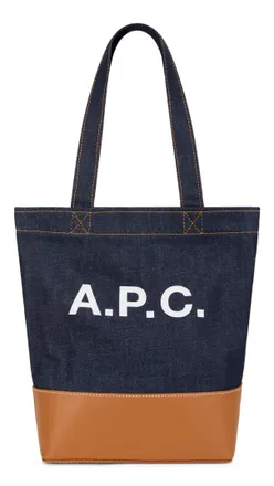 A.P.C. Womens Tote Bag Caramel Cotton
