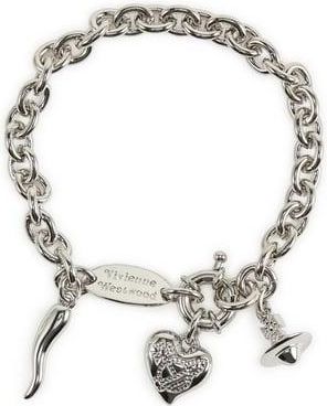 Vivienne Westwood Bracelet &agrave; charms en laiton