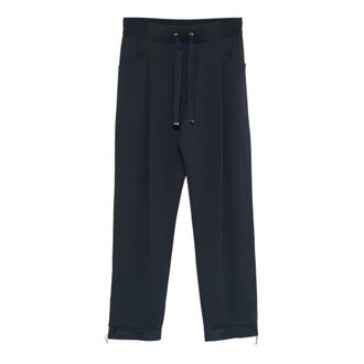 Herno Femme, Pantalons, Bleu, Taille: 38 FR Drawstring Pantalons