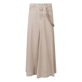 Pinko Pinko, Femme, Jupes, Beige, Taille: 40 FR Hurghada Skirt