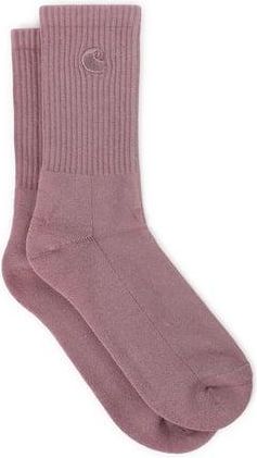 Carhartt Work in Progress Chaussettes mi-hautes Hudson broderie logo en coton m&eacute;lang&eacute;