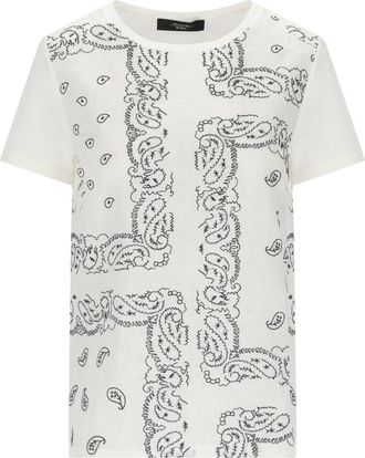 Max Mara Femme, Tops, Blanc, Taille: 38 FR Genio T-shirt