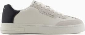 A|X Armani Exchange Homme London Basket, Off White+Black, 43.5 EU