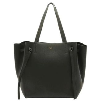 Celine Pre-owned Cabas Phantom Calfskin Tote Bag - Femme - Pre-owned - Noir - Taille: ONE Size