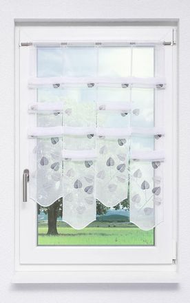 Lysel Panneaux Designblätter (BxH) 96x140cm in grau