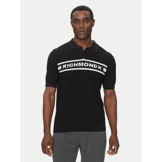 John Richmond Pullover UMP25128PO Schwarz Regular Fit